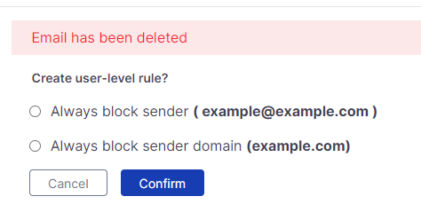 Using the Delete Button
